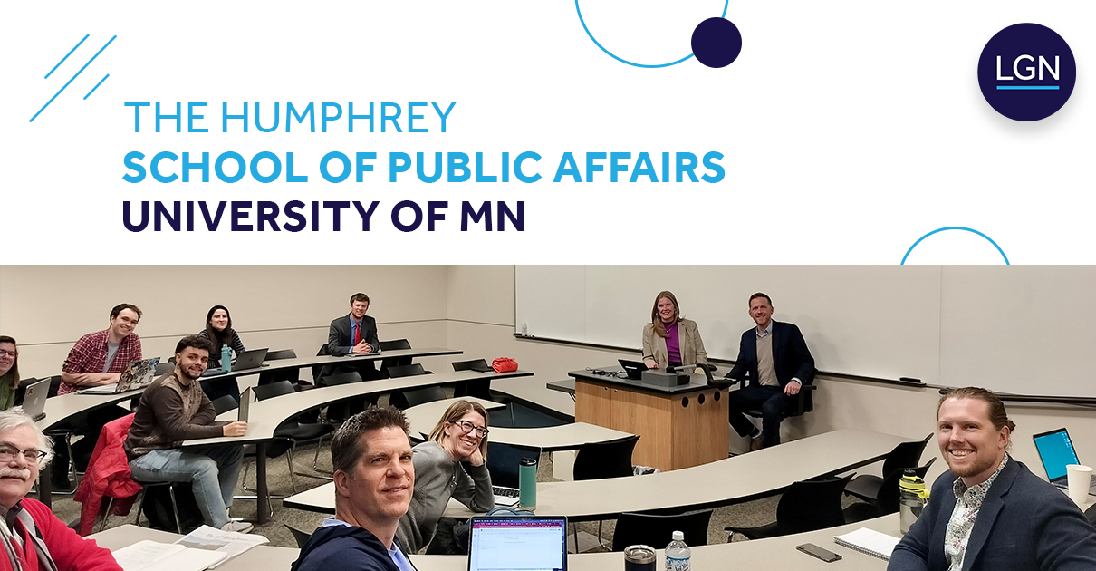 LGN Invited to Speak at Humphrey School of Public Affairs | Lockridge ...