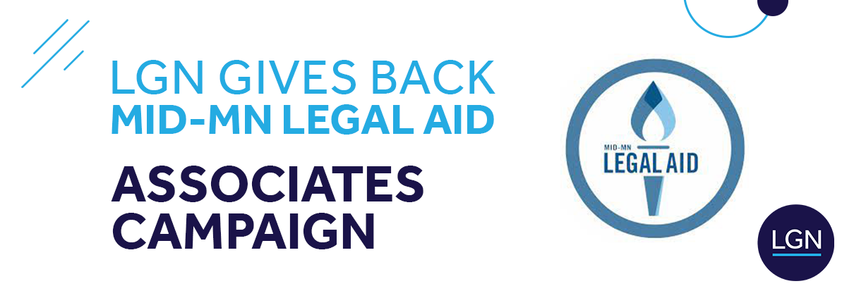 Legal Aid Campaign Surpasses Goal | Lockridge Grindal Nauen PLLP